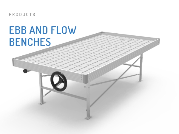 Ebb & Flow Bench and Greenhouse Rolling Bench Factory Supplier